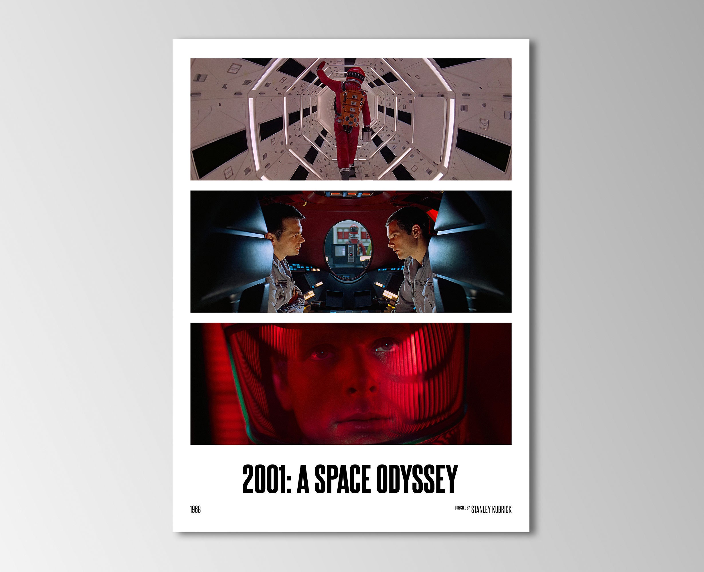 2001: A Space Odyssey Movie Poster Print Minimalist Movie - Etsy