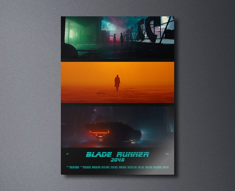 Blade Runner 2049 - Movie Poster Print | Minimalist Movie Poster | Wall ...