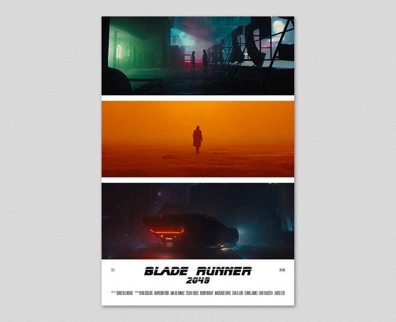 Blade Runner 2049 - Movie Poster Print | Minimalist Movie Poster | Wall ...