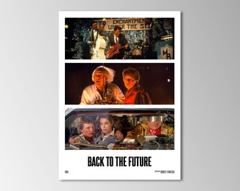 Back to the Future Movie Poster Digital Download Minimalist Movie ...