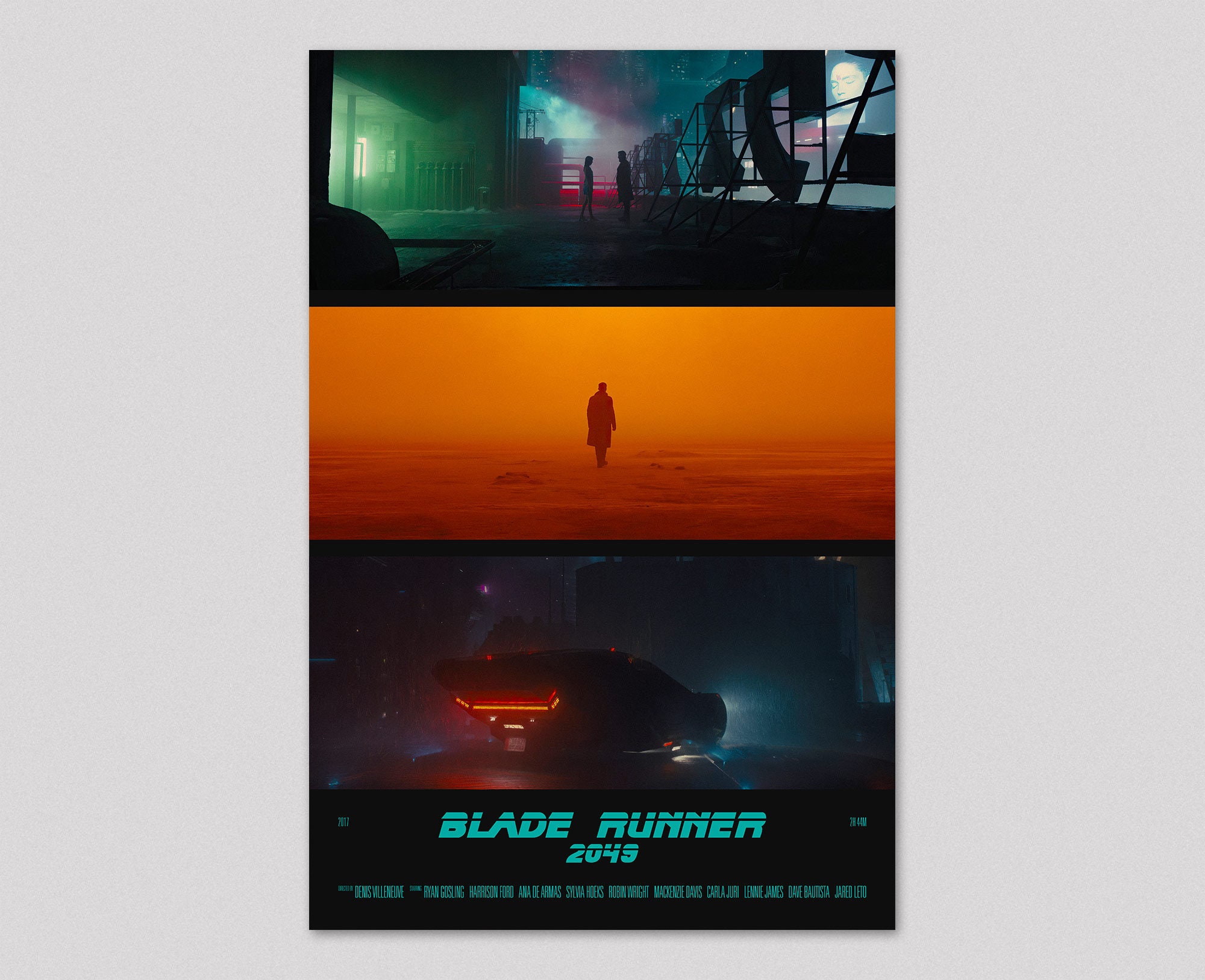 Blade Runner 2049 - Movie Poster Print | Minimalist Movie Poster | Wall ...