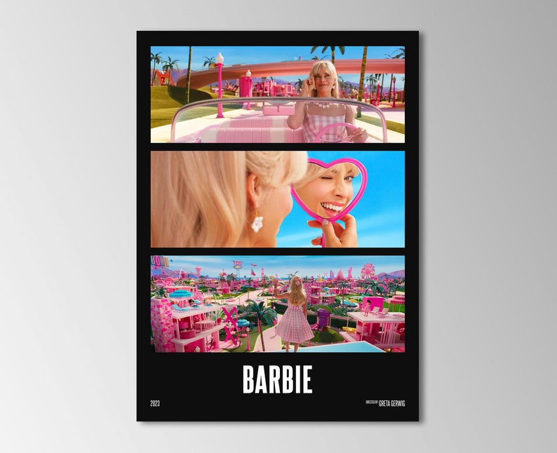 Barbie 2023 Movie Poster Print Minimalist Movie Poster - Etsy