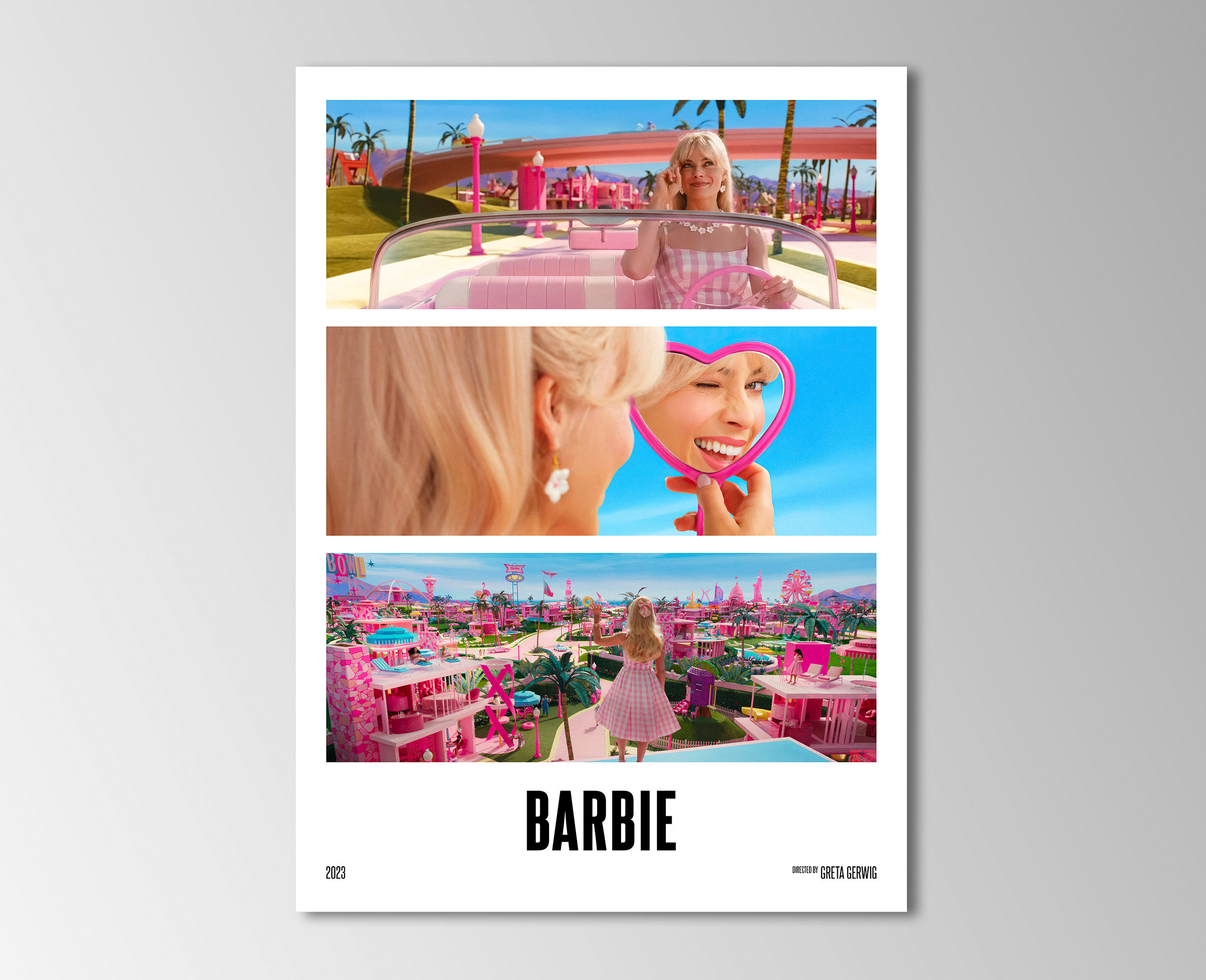 Barbie 2023 Movie Poster Print Minimalist Movie Poster - Etsy