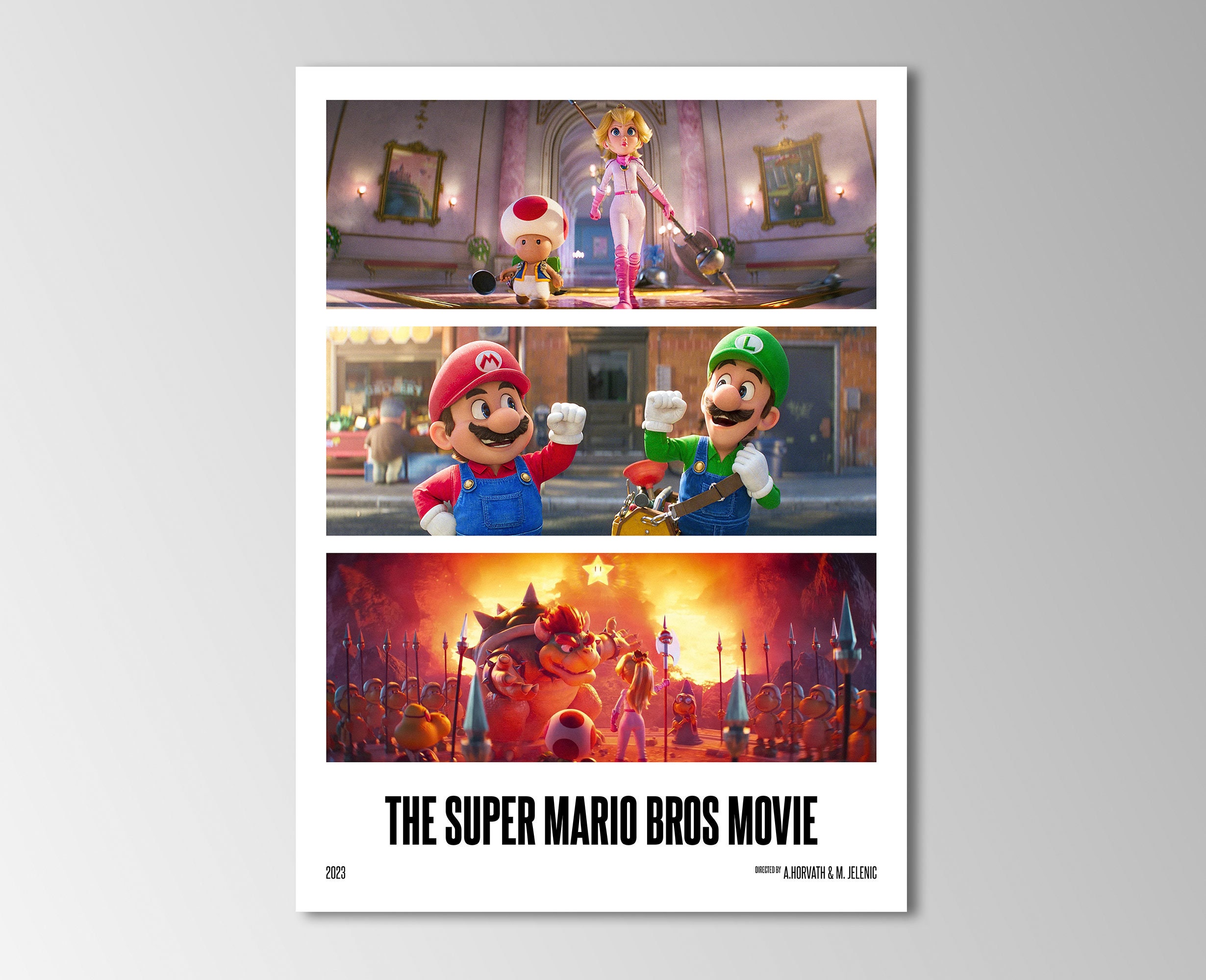 The Super Mario Bros Movie Movie Poster Print Minimalist Movie Poster ...