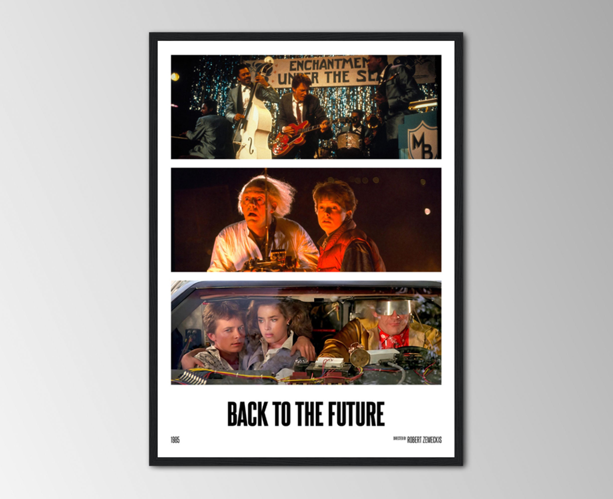 Back to the Future Movie Poster Print Minimalist Movie - Etsy