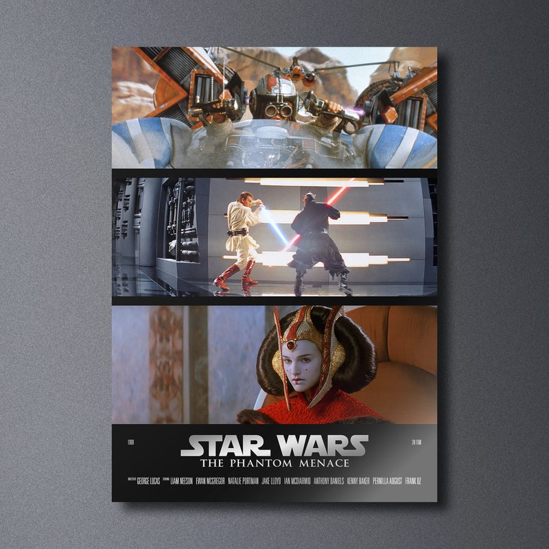 Phantom Menace Poster - Etsy