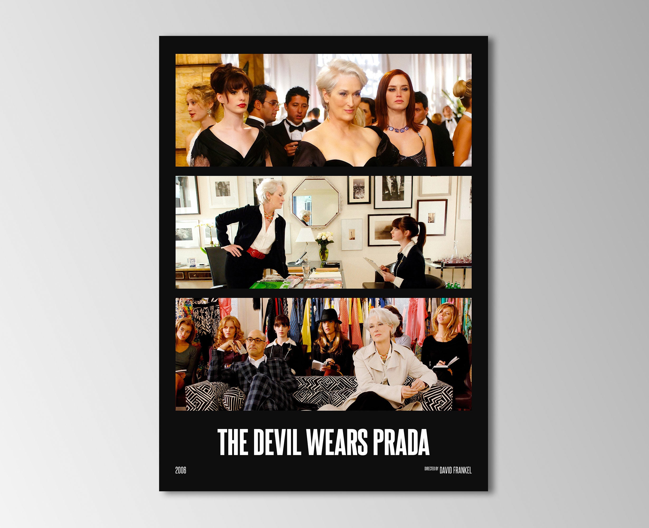 The Devil Wears Prada Movie Poster Print Minimalist Movie Poster Wall ...