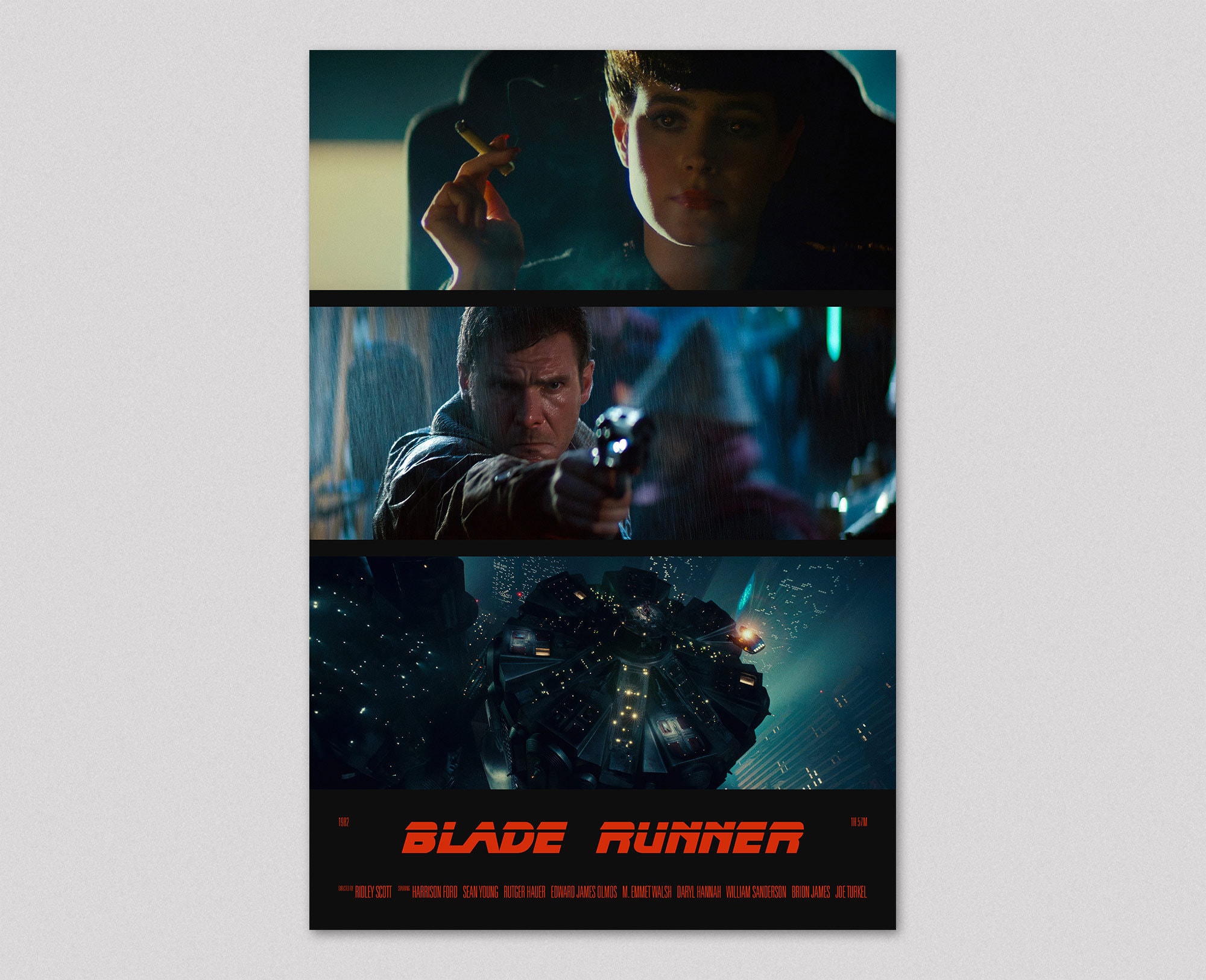 Blade Runner - Movie Poster Print | Minimalist Movie Poster | Wall Art ...