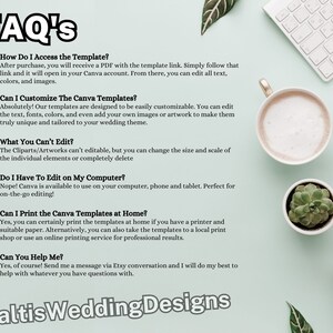 White Floral Wedding Invitation Printable Sage Green Stationery Suite ...