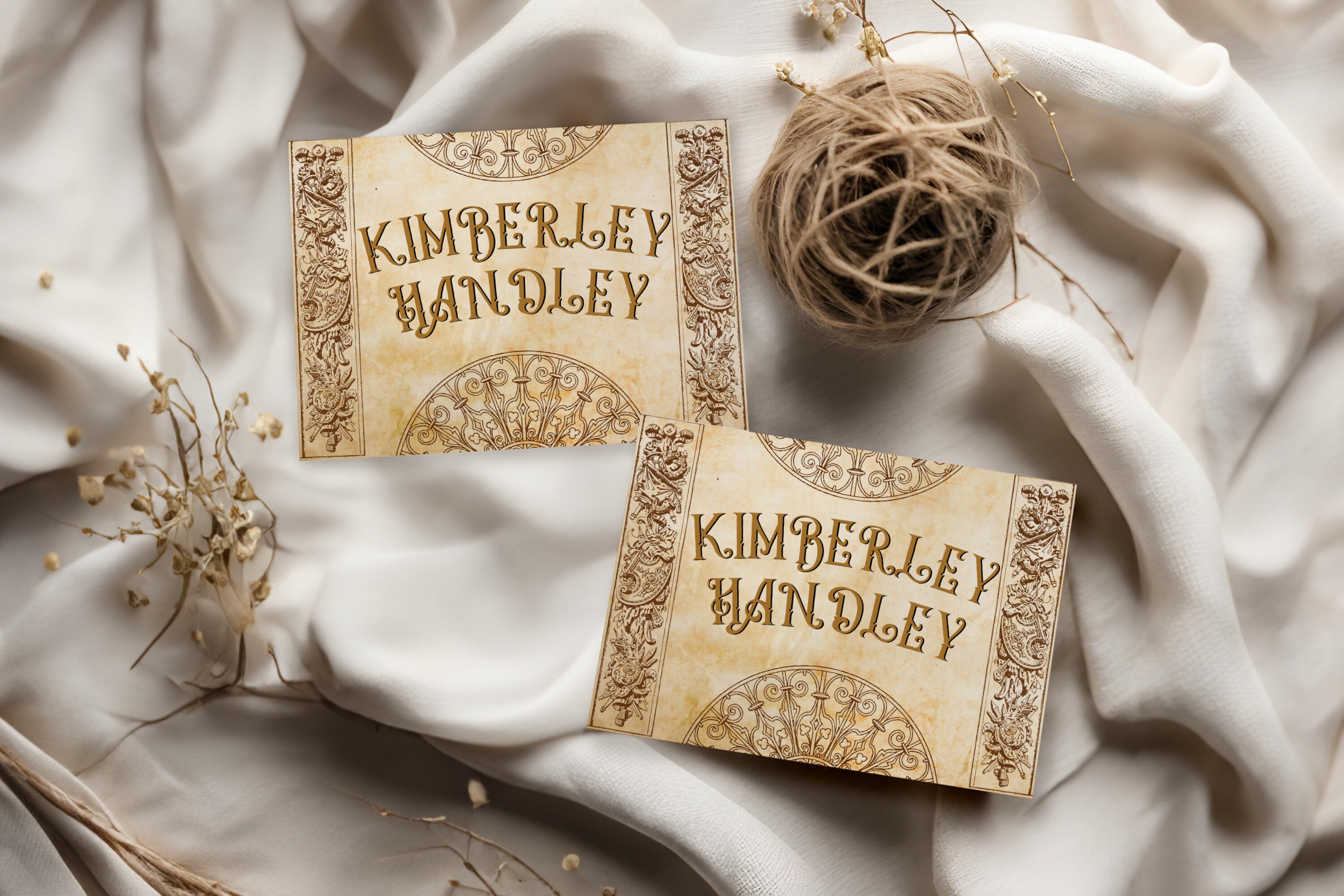 Medieval Wedding Place Card Editable Fantasy Middle Ages Name Template ...