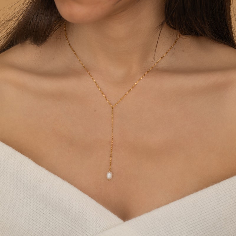 Bridal Y Necklace - Etsy