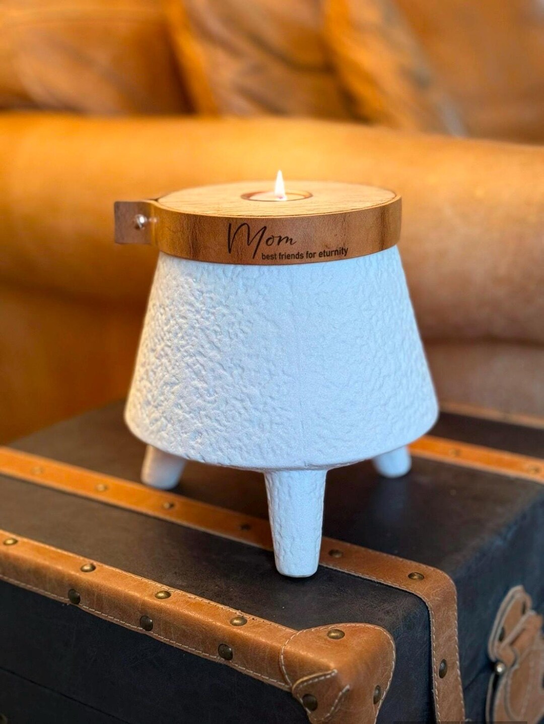 Medium/large Dog Urn: Chalk White Chimney Style Hand-finished - Etsy
