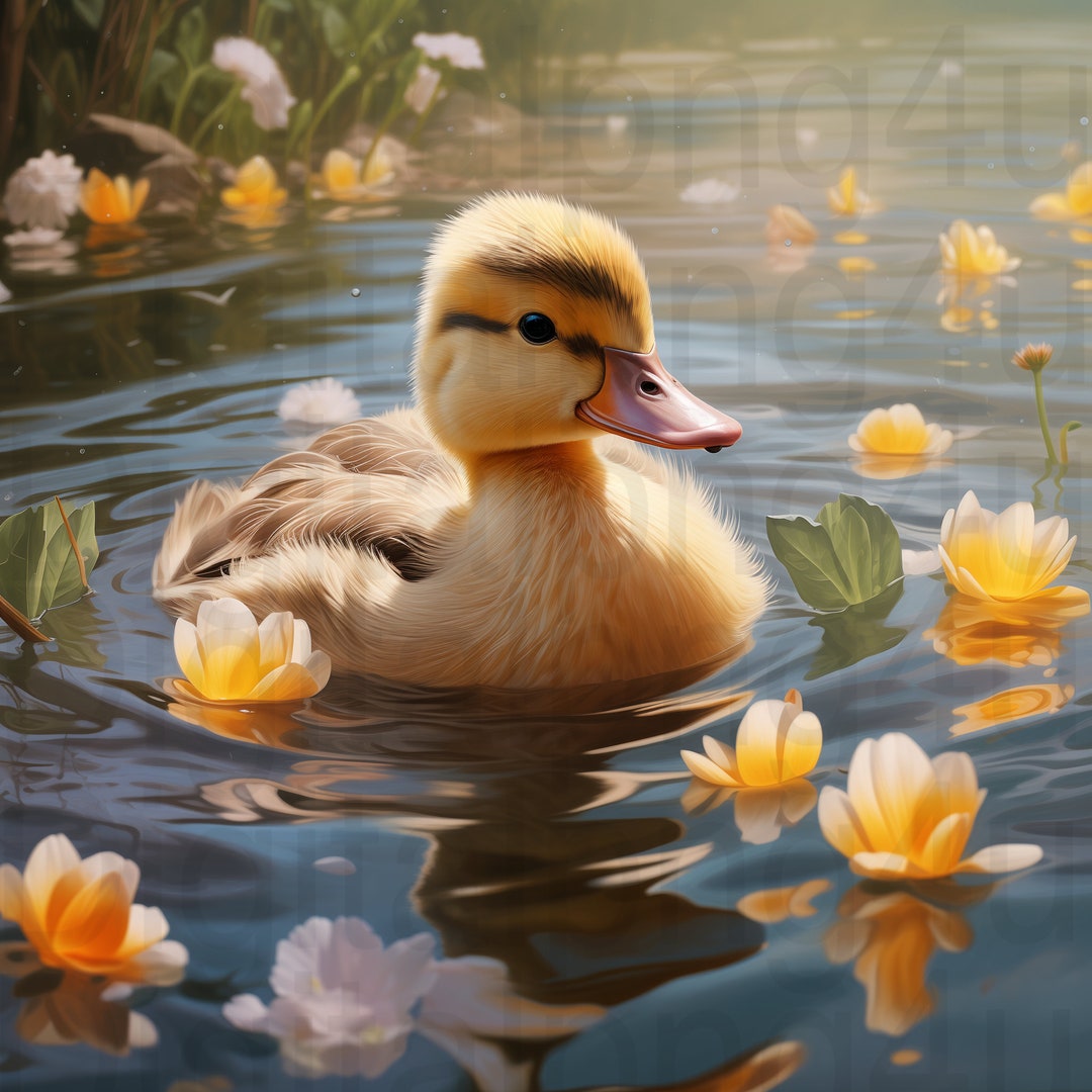 Duck Cute Duckling Spring Png Sublimation Digital Design Download ...