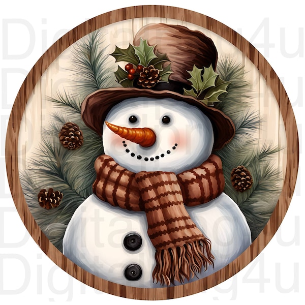 Rustic Snowman - Etsy
