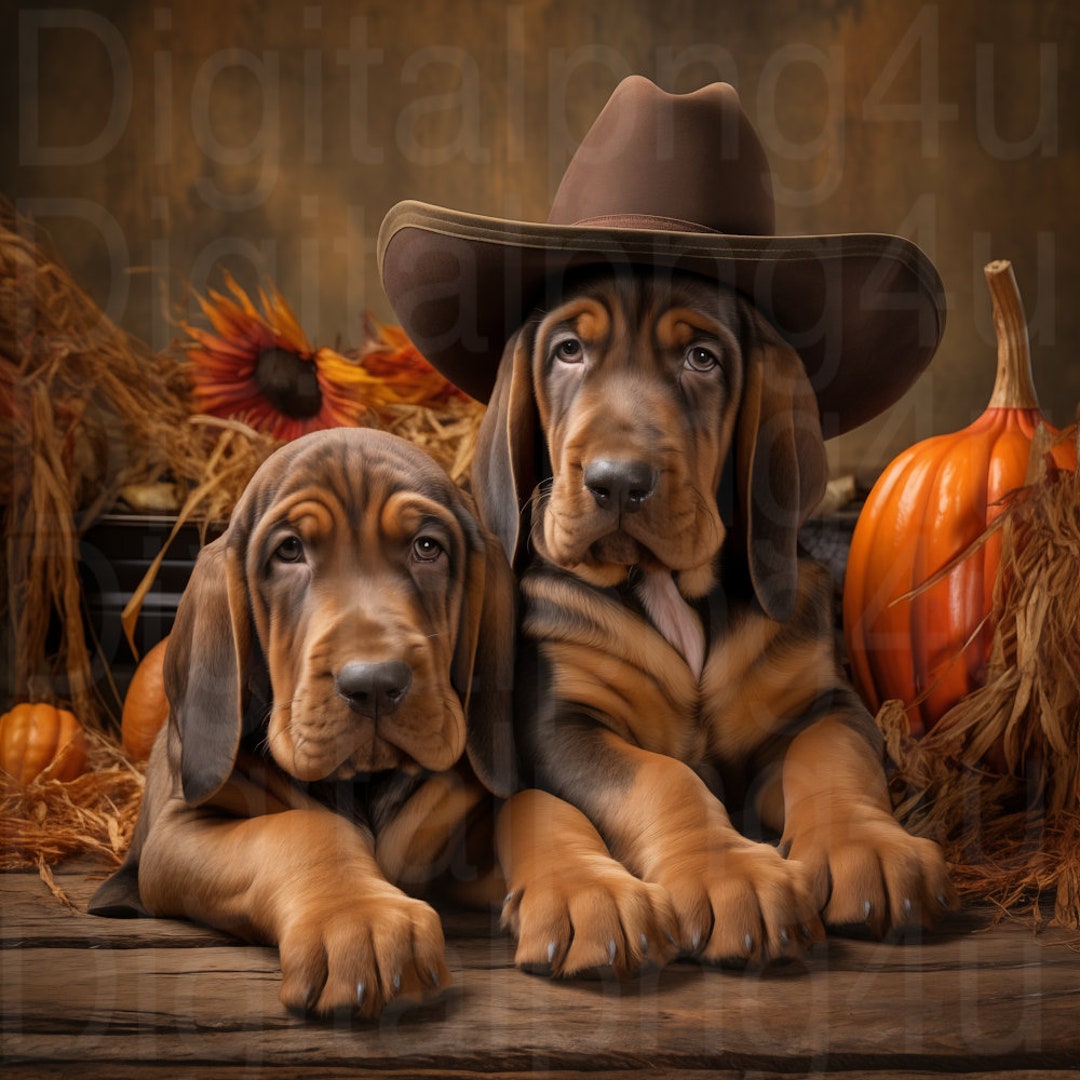 Bloodhound Puppies PNG Sublimation Digital Design Download Dog Tumbler ...