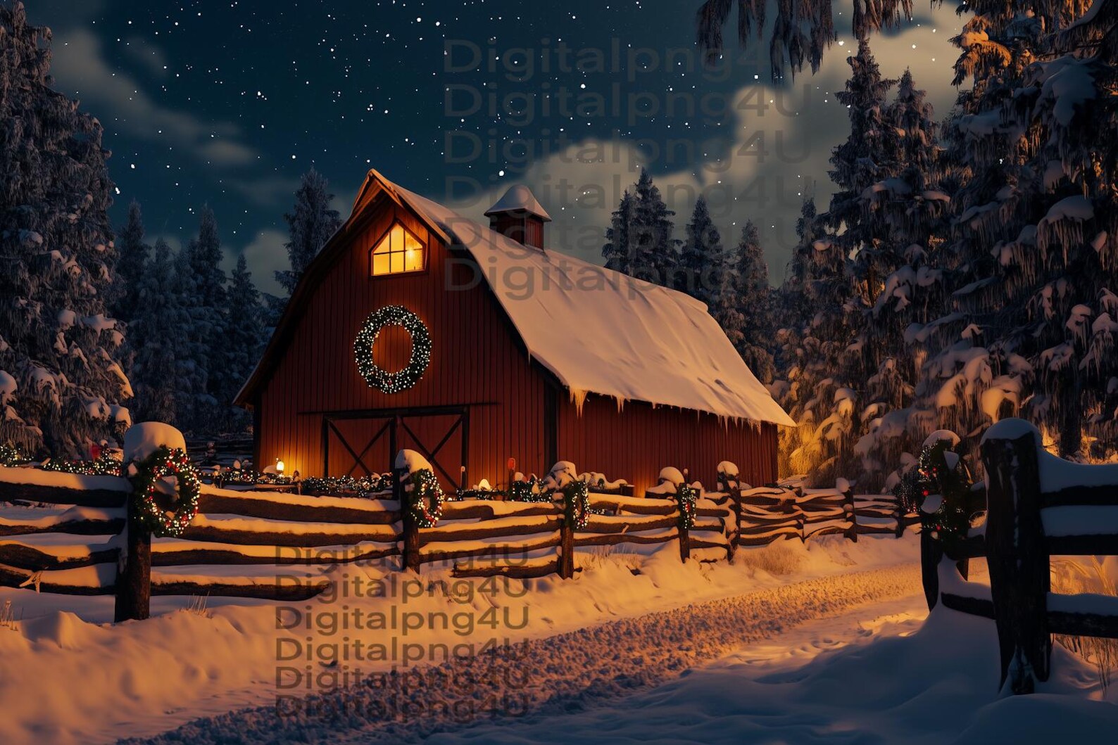 Barn Night Time Png This Image is Supposed to Be Darker as It is a ...