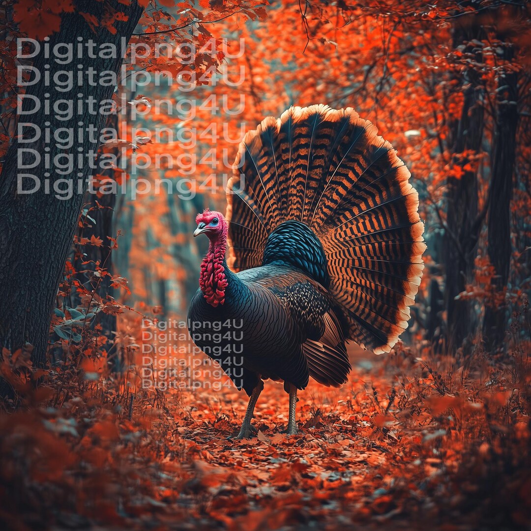 Turkey Thanksgiving Hunting Fall Turkey PNG Sublimation DIGITAL DESIGN ...