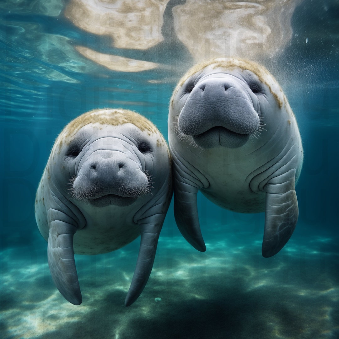 Manatee Png Sublimation Digital Design Download Wreath Sign Wind ...