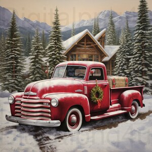 Little Red Truck Png Sublimation Digital Design Download - Etsy