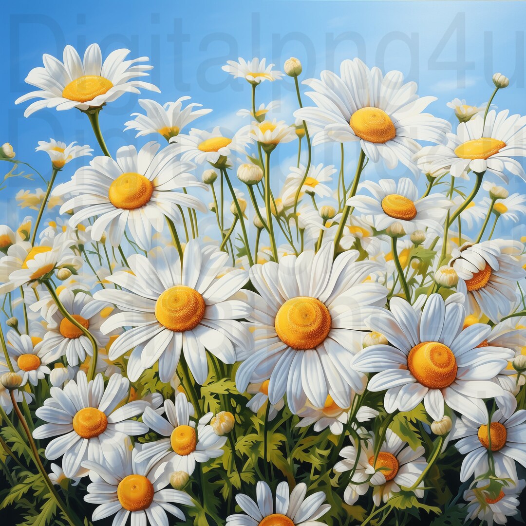 Daisy Daisies Png Sublimation Digital Design Download Wreath Sign Wind ...