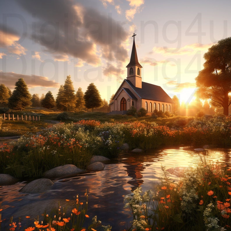 Church Country Fall Religious Png Sublimation Digital Design - Etsy