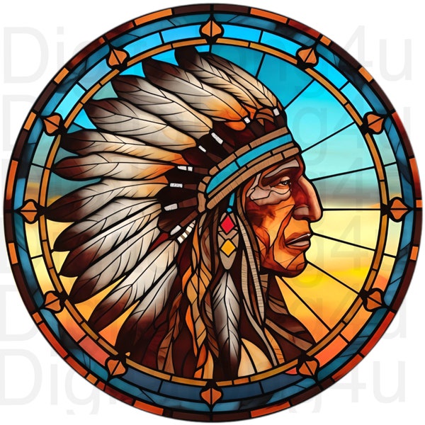 Native American Stained Glass Patterns - Etsy