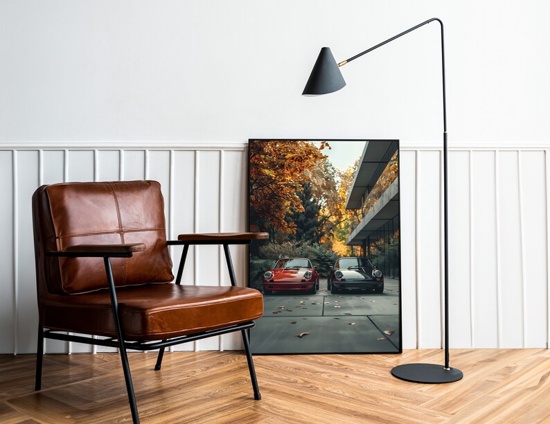Vintage Porsche 911 Poster: Classic Car Art (digital Download) - Etsy