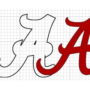 Alabama Crimson Tide Football SVG Cut File, Cricut or Silhouette - Etsy