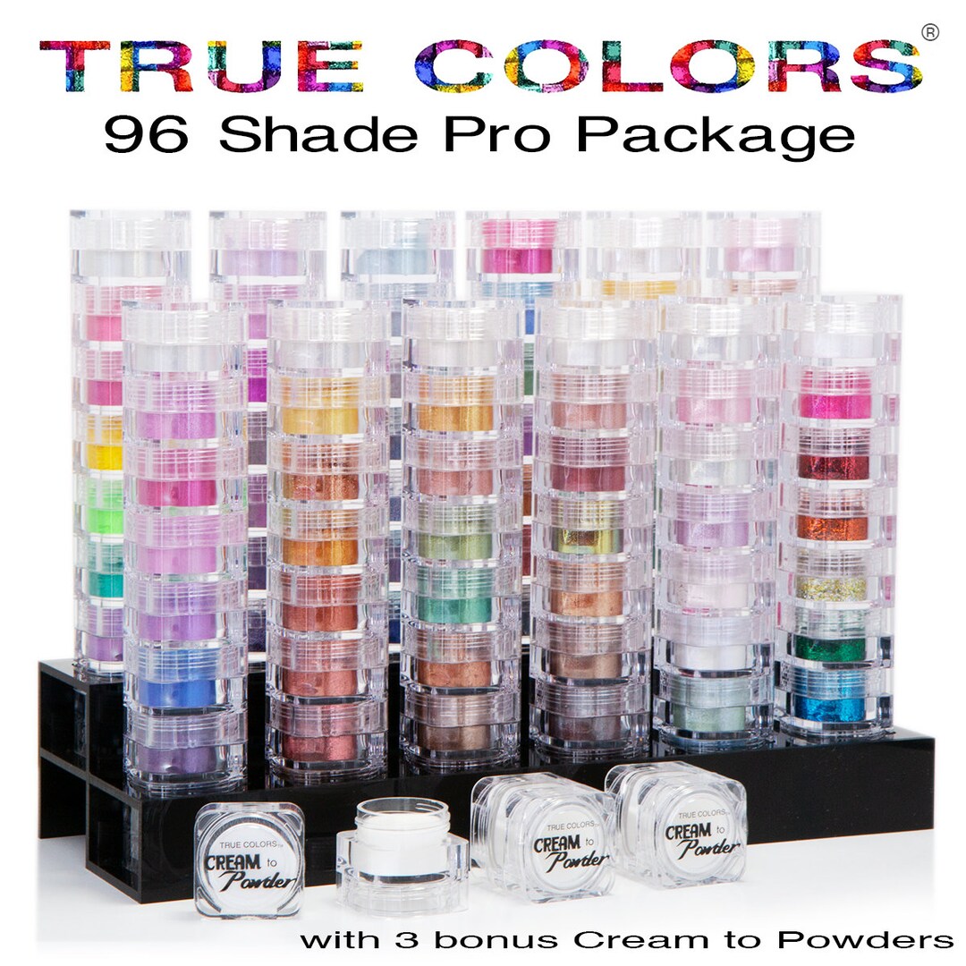 True Colors Mineral Makeup 96 Shade Pro Package - Etsy