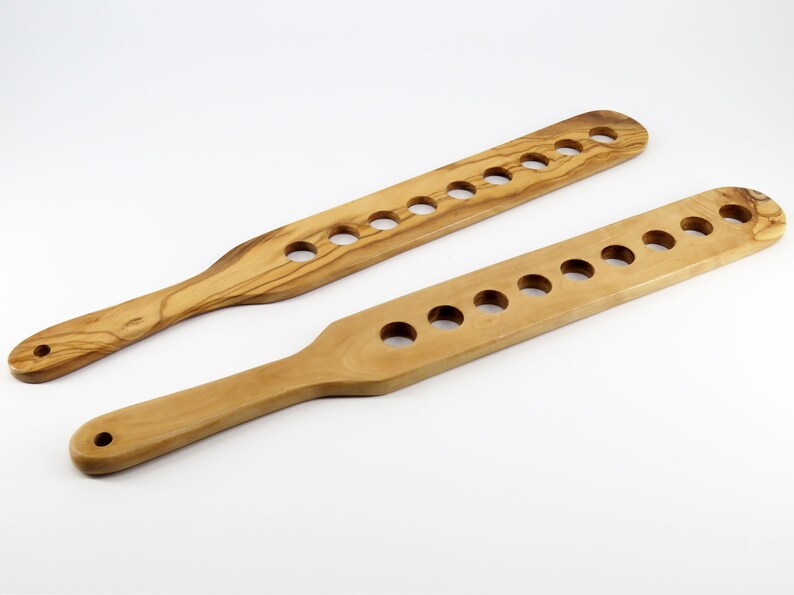 Règle en bois Spanking Paddle, BDSM Paddle Fessée, Holed Spanker ...