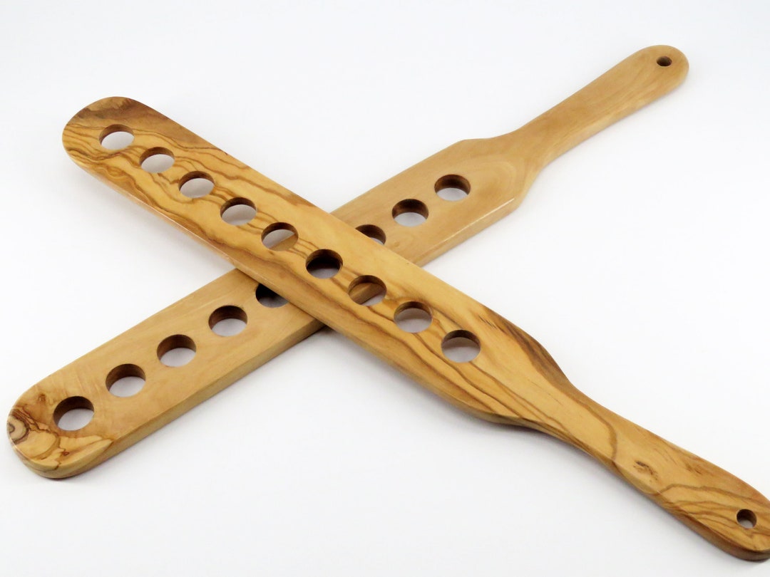 Wooden Ruler Spanking Paddle, BDSM Paddle Spanking, Holed Spanker ...