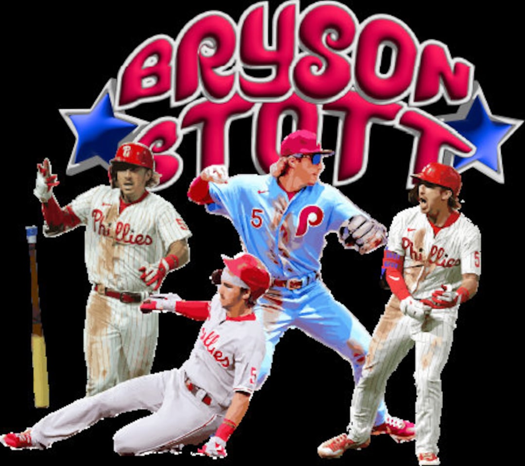 Bryson Stott Phillies Graphic - Etsy