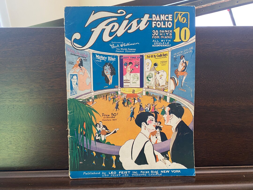 Feist Dance Folio No. 10 30 Dance Hits for Piano Piano and - Etsy