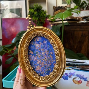 Colorful Flower Painting Original | Unique Handmade Gouache Art ...