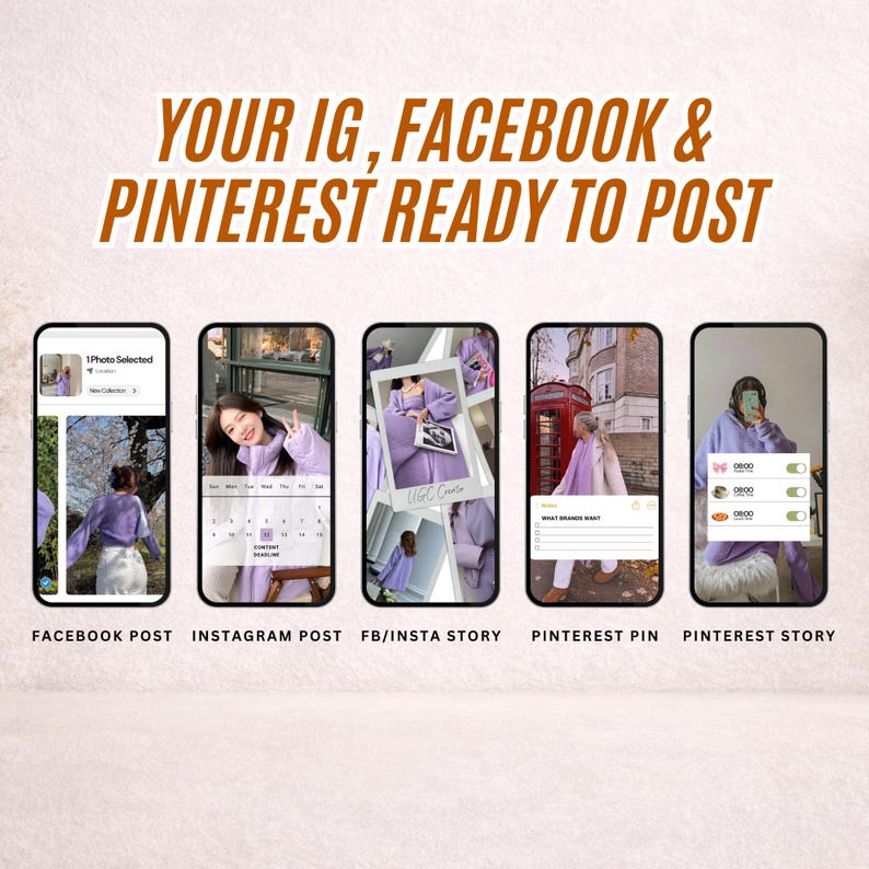 UGC Creator Toolkit, Flyers, Digital Templates for Content Creators ...