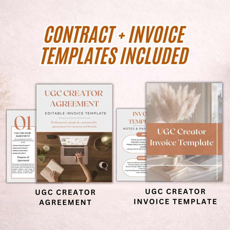 UGC Creator Toolkit, Flyers, Digital Templates for Content Creators ...