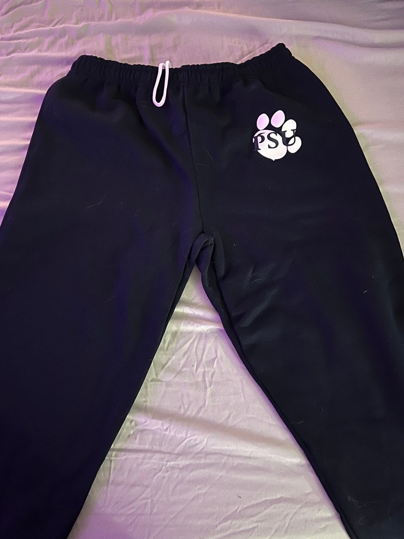 Custom College Paw Sweatpants - Etsy