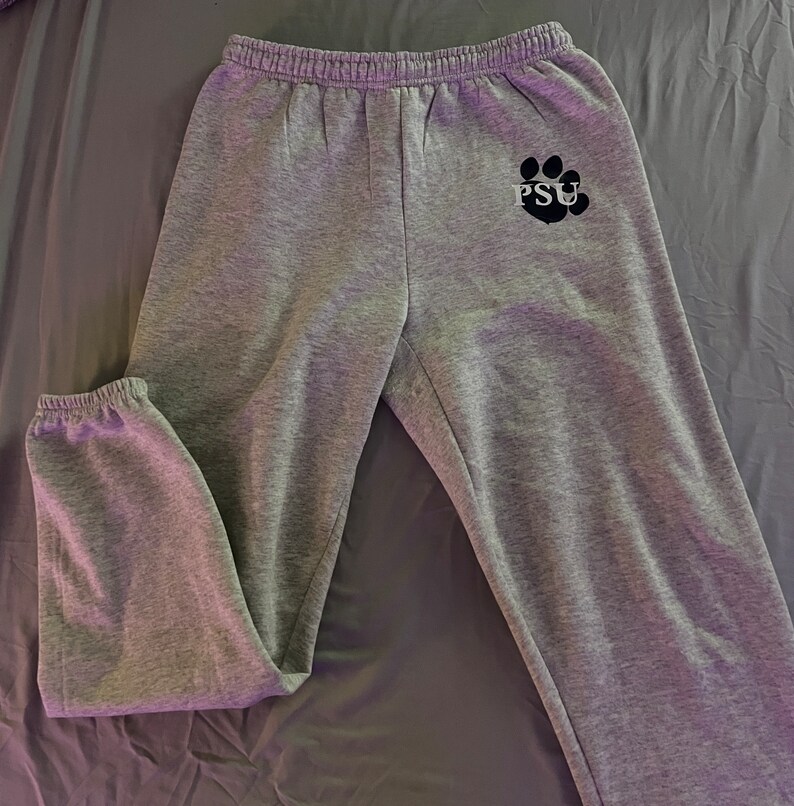 Custom College Paw Sweatpants - Etsy