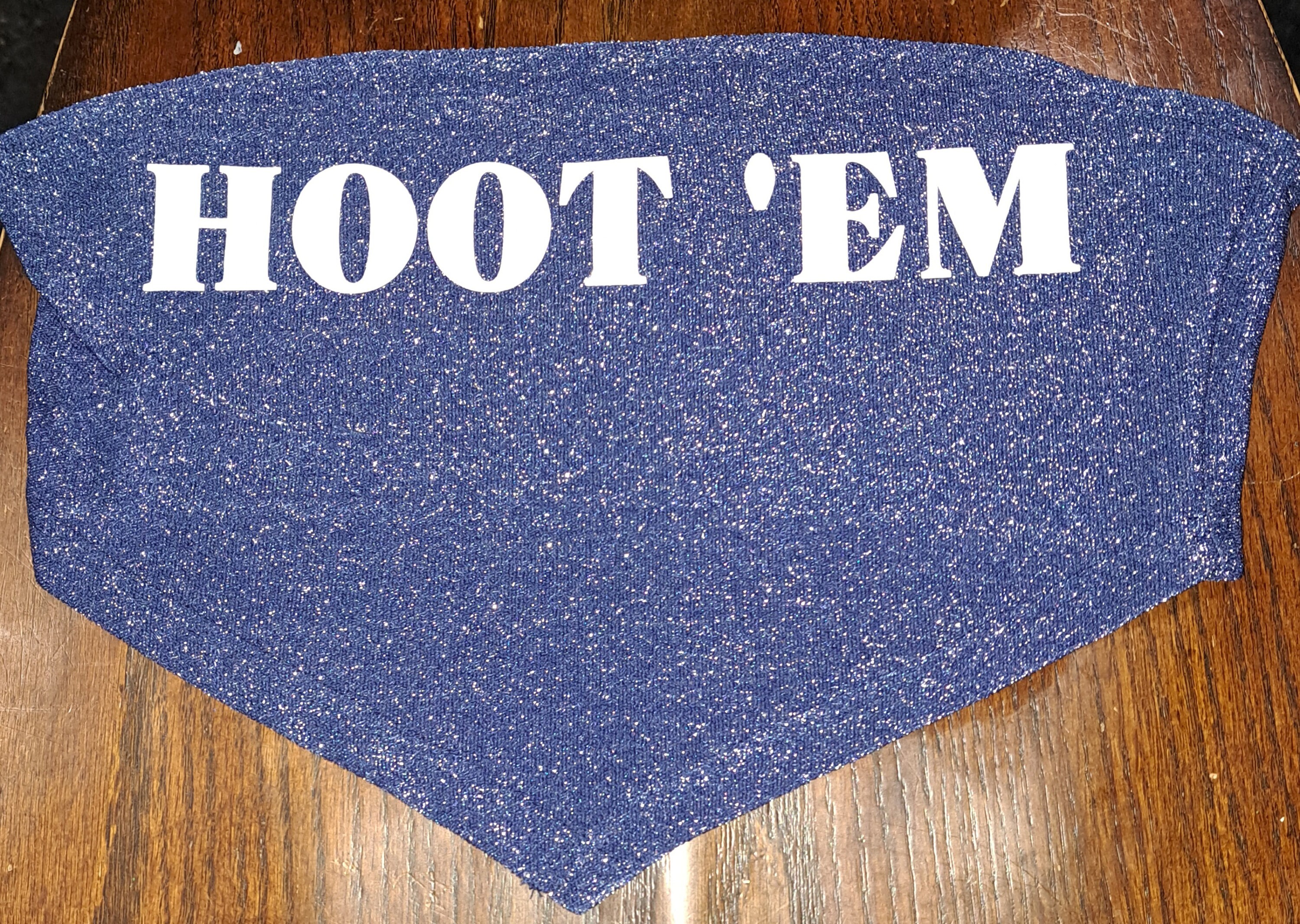 Custom Sparkle College Bandana Top - Etsy