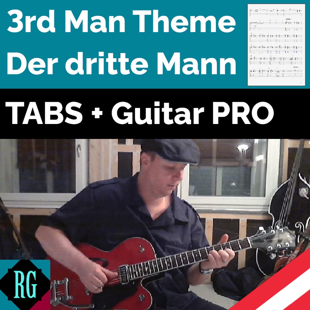 Third Man Theme Guitar TABS the Third Man Guitar PRO Guitar - Etsy