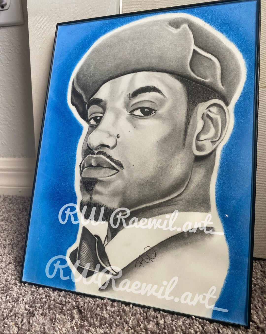 Andre 3000/ Outkast Original Portrait Drawing/ Wall Art/ Hip Hop Music ...