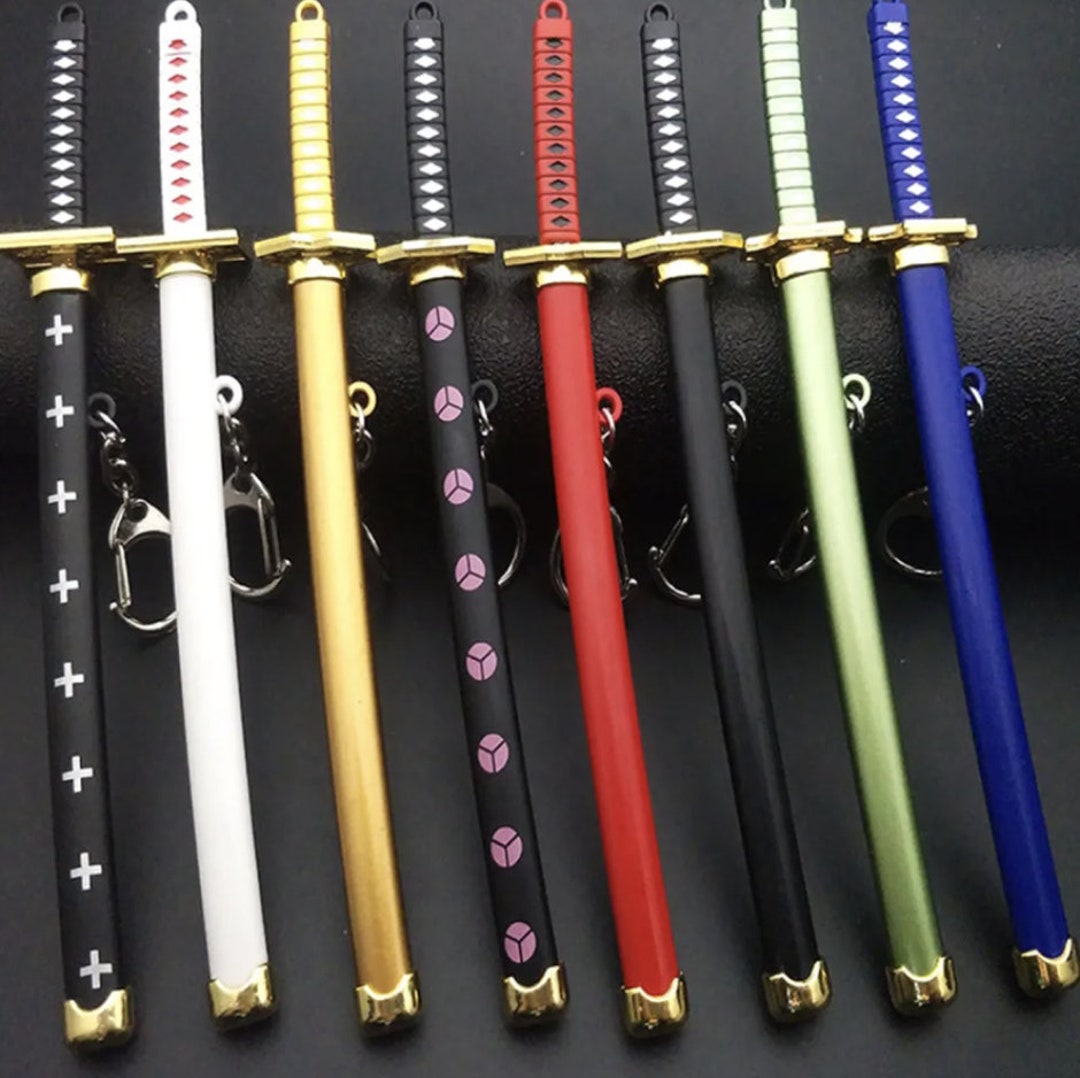 Zoro Sword Keychains Anime-inspired Key Rings for One Piece - Etsy