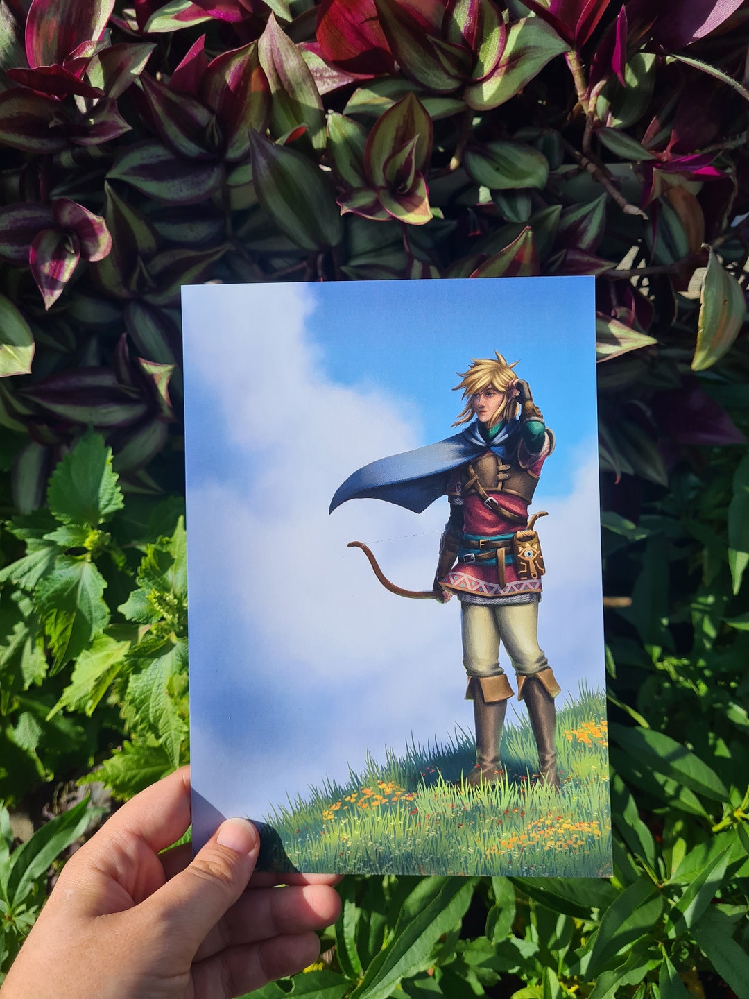 The Lengend of Zelda Link Print - Etsy