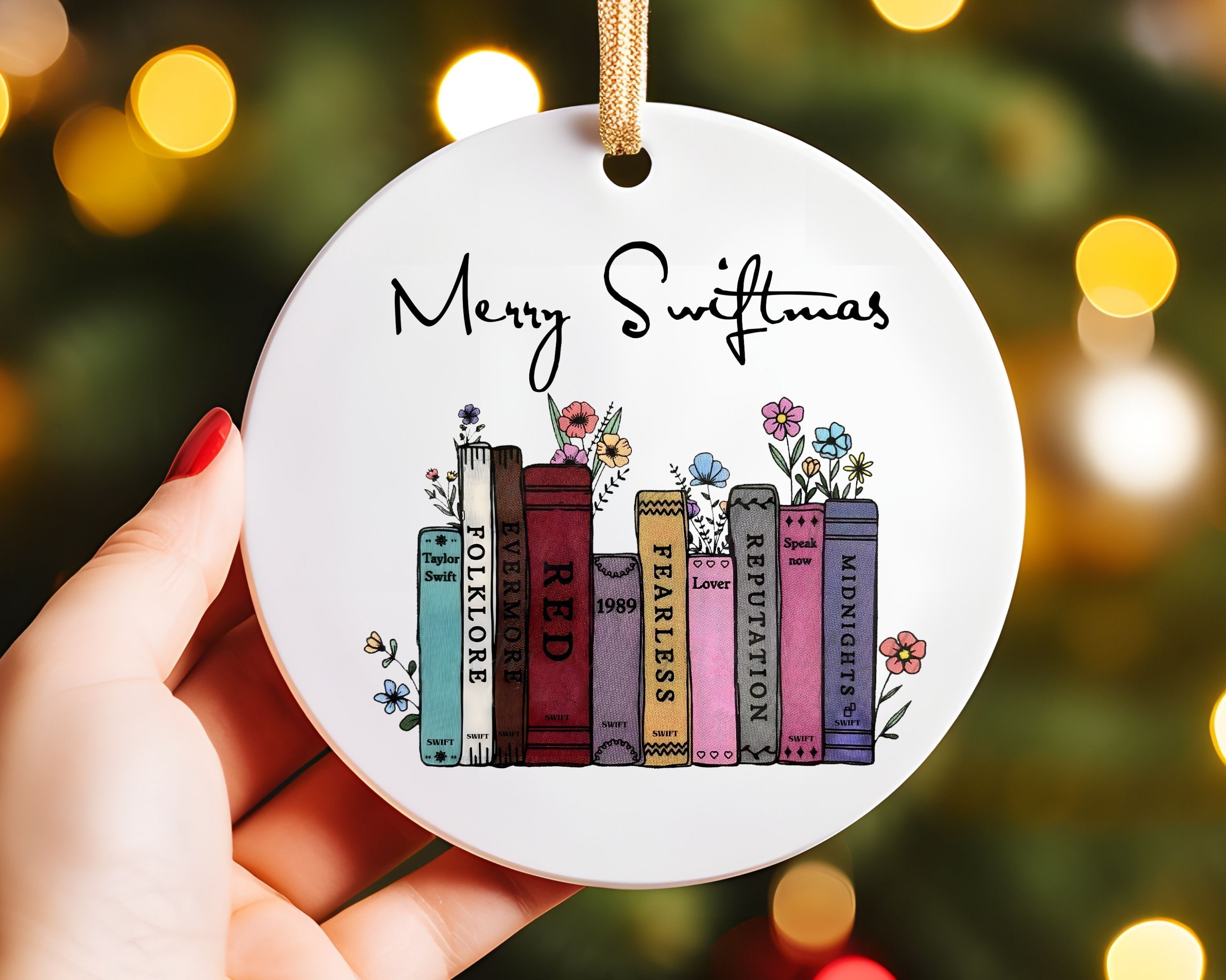 Merry Swiftmas Ornament - Swiftmas Christmas Ornament - Xmas Gift ...