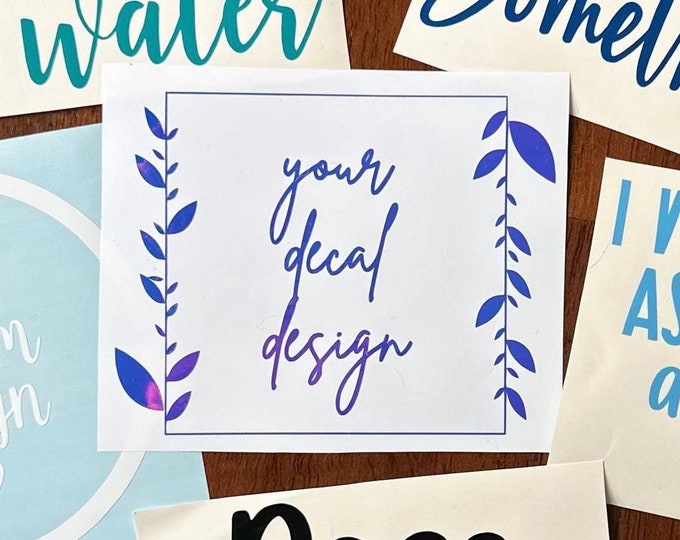 Custom Holographic Car Decals, Custom Large Oversized Vinyl Stickers ...