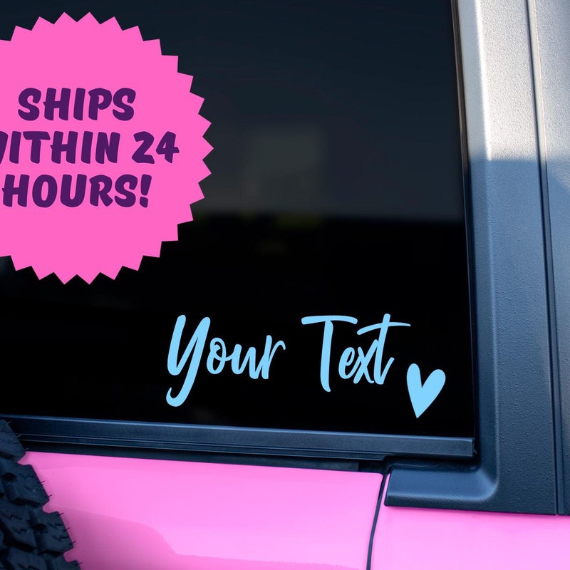 Custom Car Decals Stickers - Etsy