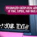 Custom Car Decals With Custom Font, Symbols, and Vinyl Color, Custom ...