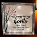 Custom in Loving Memory Glass Block Light for Loss of Loved One ...