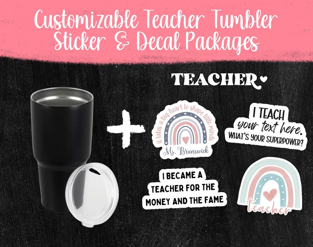 Tumbler Gift Box for Best Teacher, Care Package Best Teacher Box ...