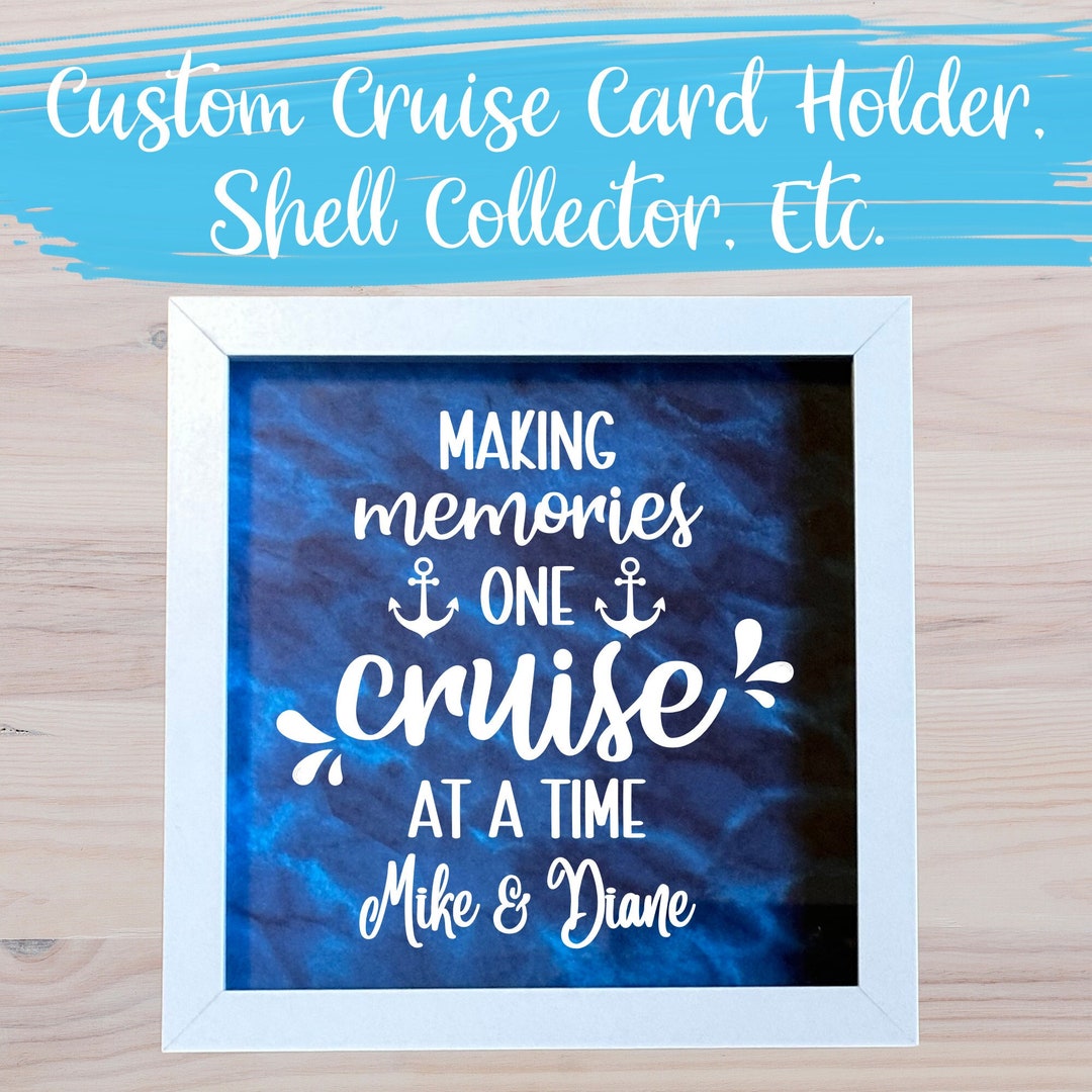 Custom Cruise Card Key Holder, Sea Card Holder, Our Caribbean Cruise ...